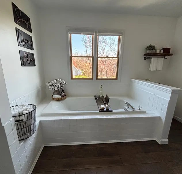 Add Depth and Drama: Why a High-Contrast Bath Tray Transforms Your Spa
