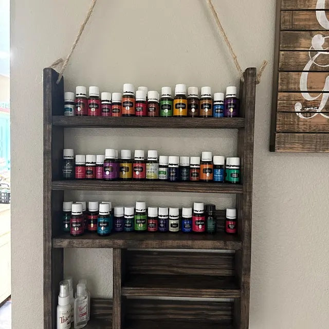 The Perfect Essential Oil Shelf: Beautiful, Handmade Storage for Your