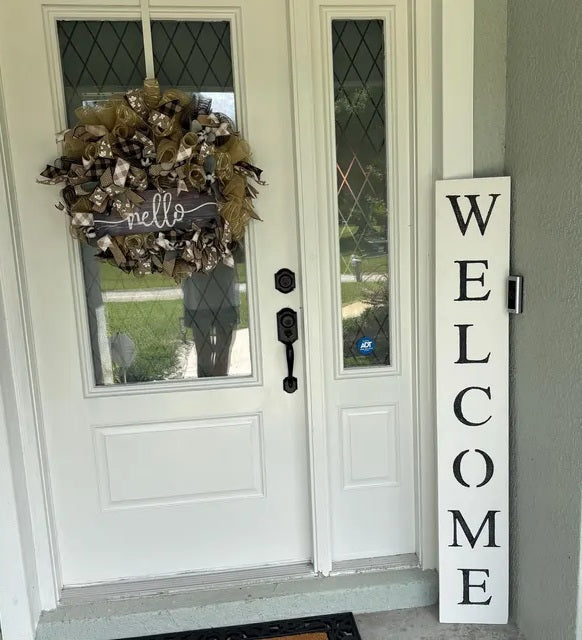 How a Simple Welcome Sign Can Transform Your Porch (and Your Home’s Fi