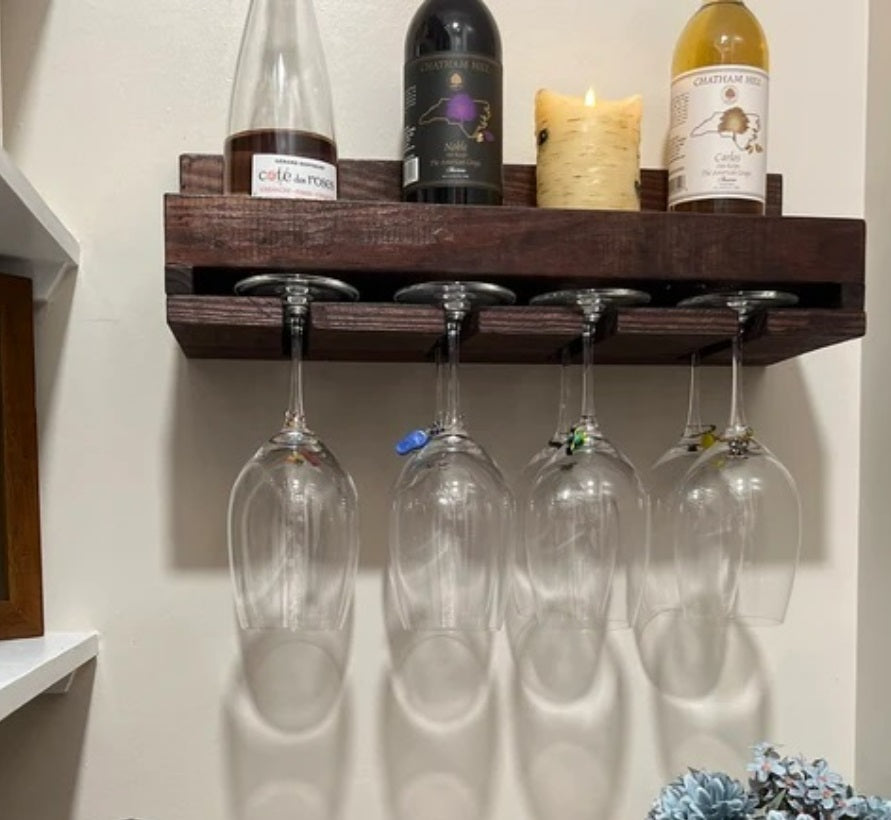 Elevate Your Home with Handmade Solid Wood Wine Racks