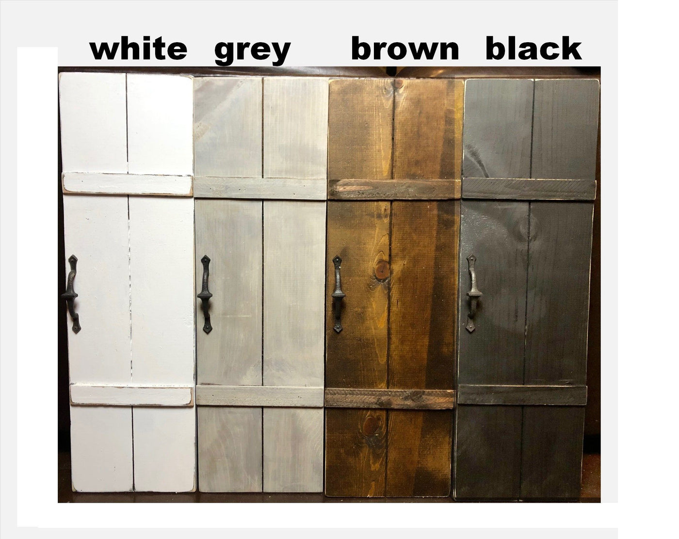 rustic shutters interior