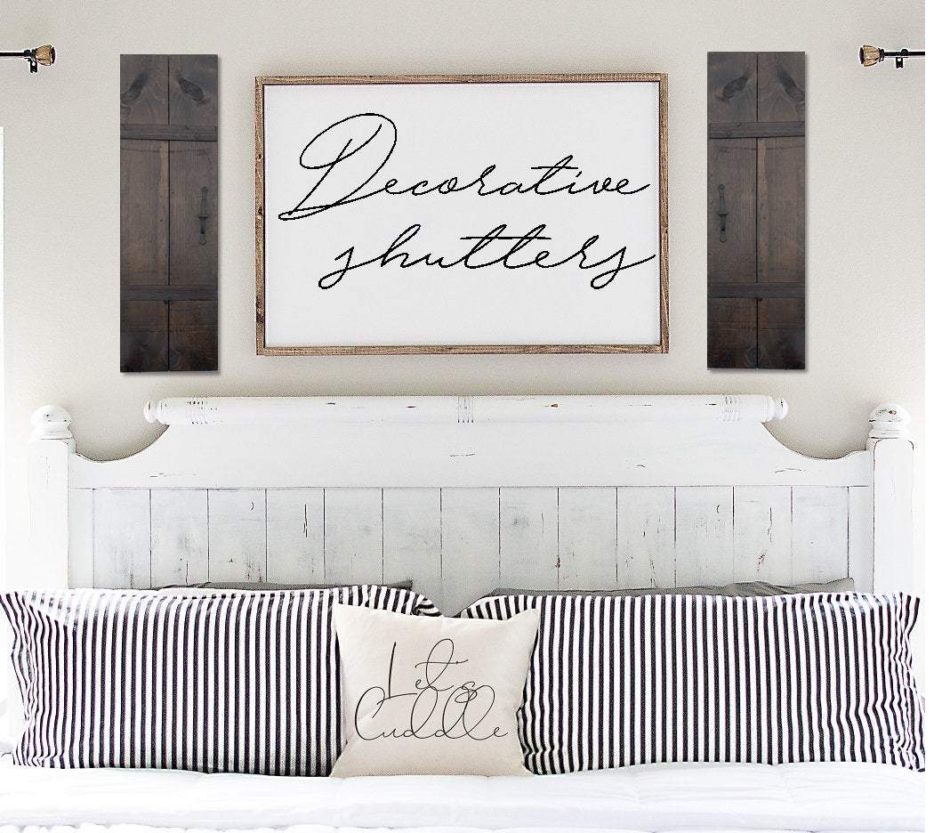 rustic interior window shutters