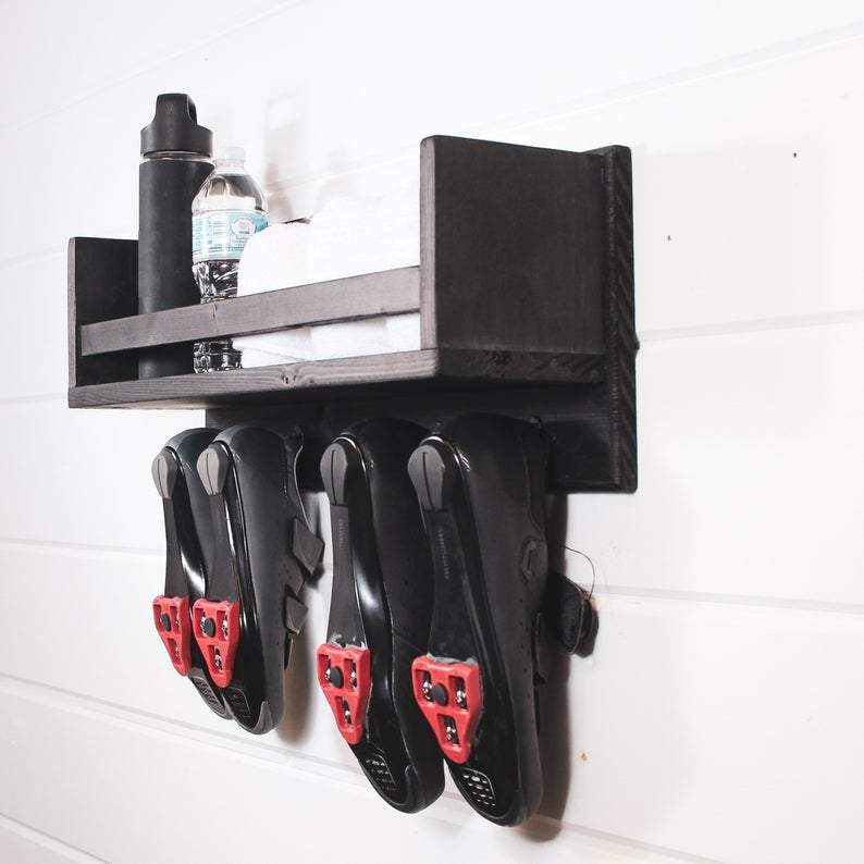 Cycling Organizer - peloton inspired shelf